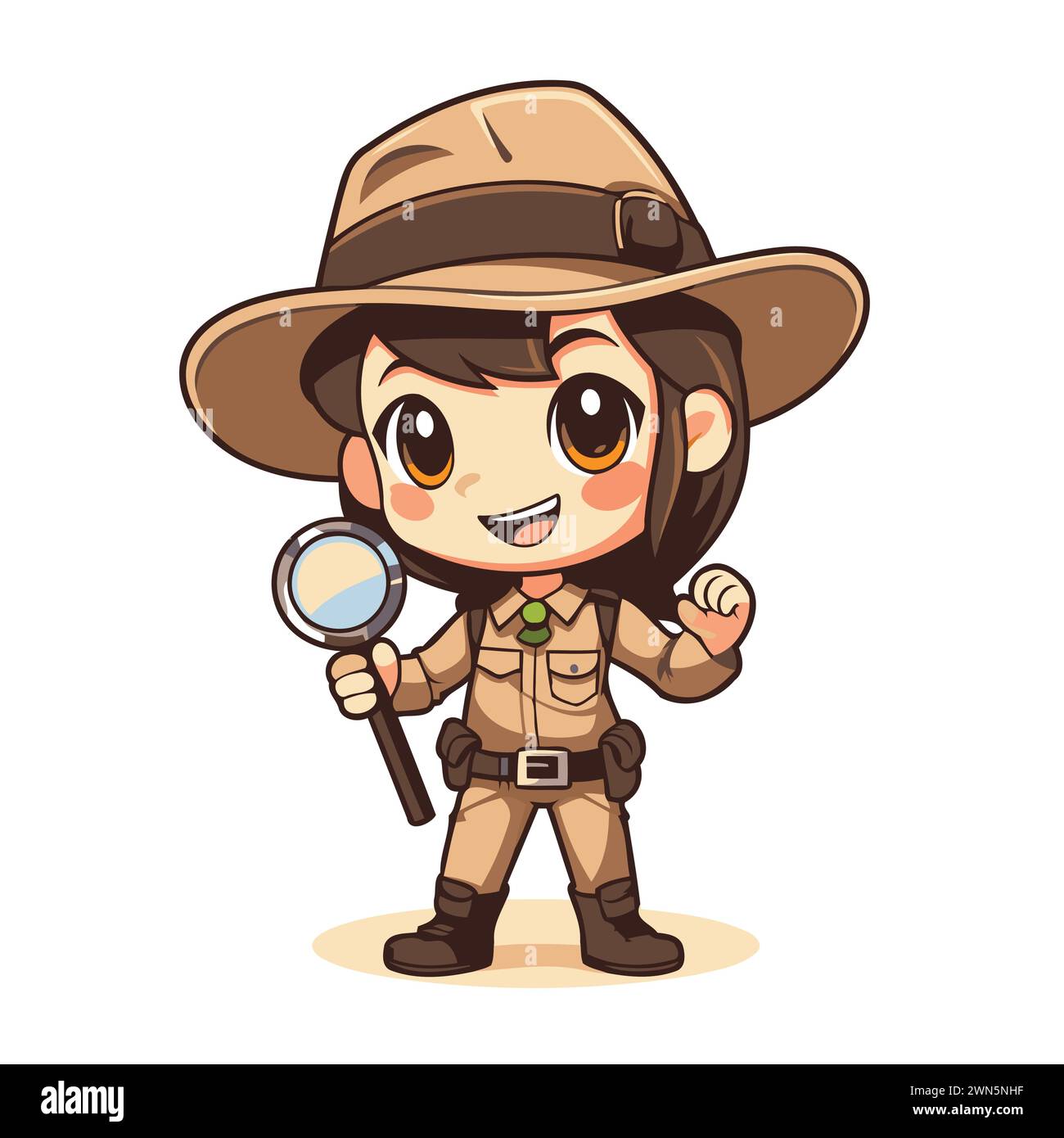 Female detective Stock Vector Images - Alamy