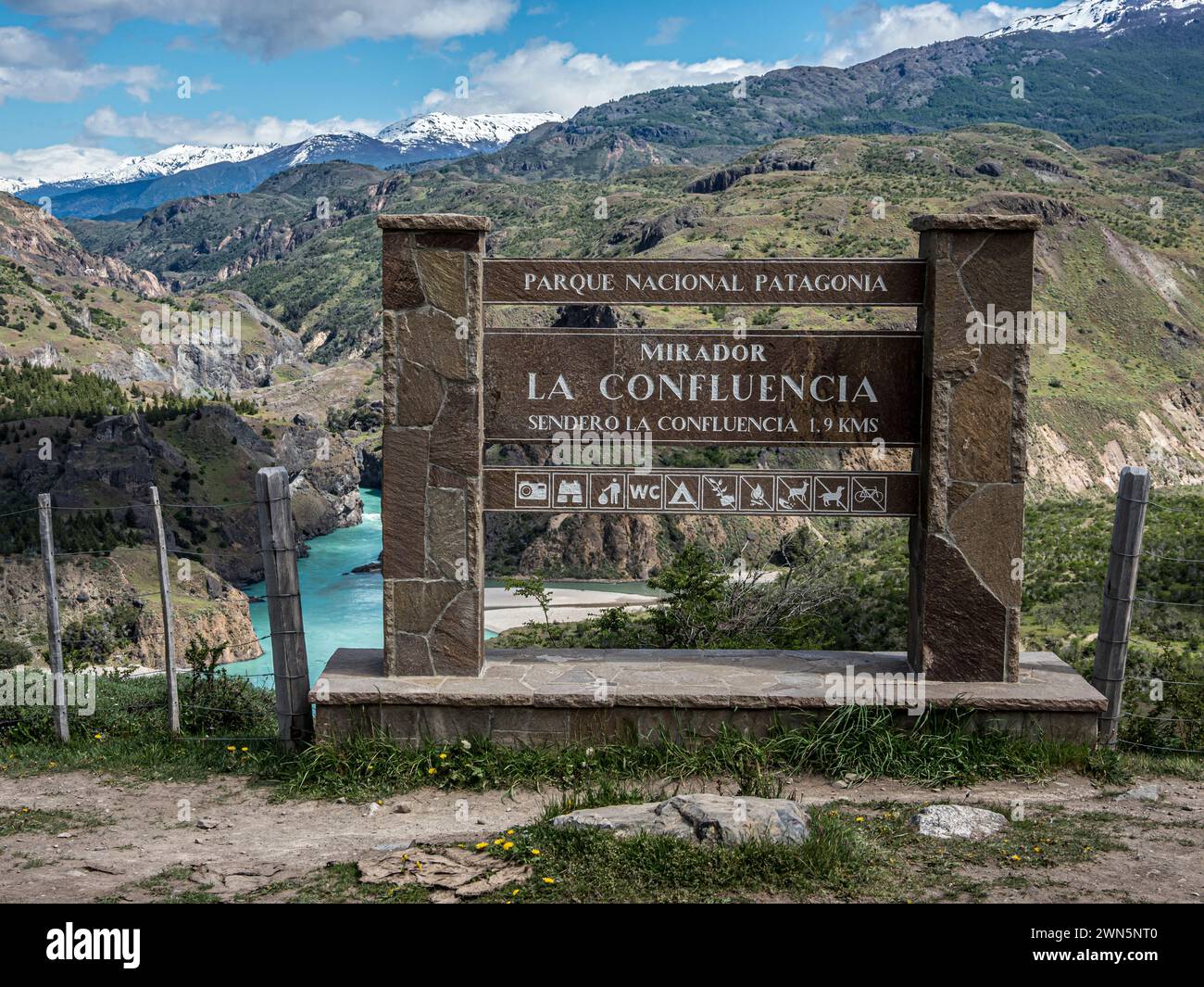 Baker river patagonia dam hi-res stock photography and images - Alamy