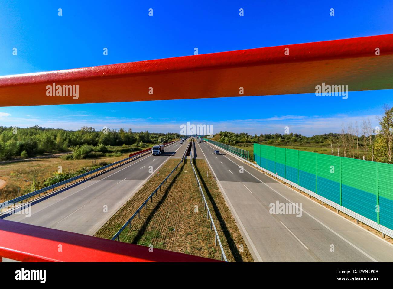 Amber Motorway in Poland, expressway, toll motorway in Poland Europe ...