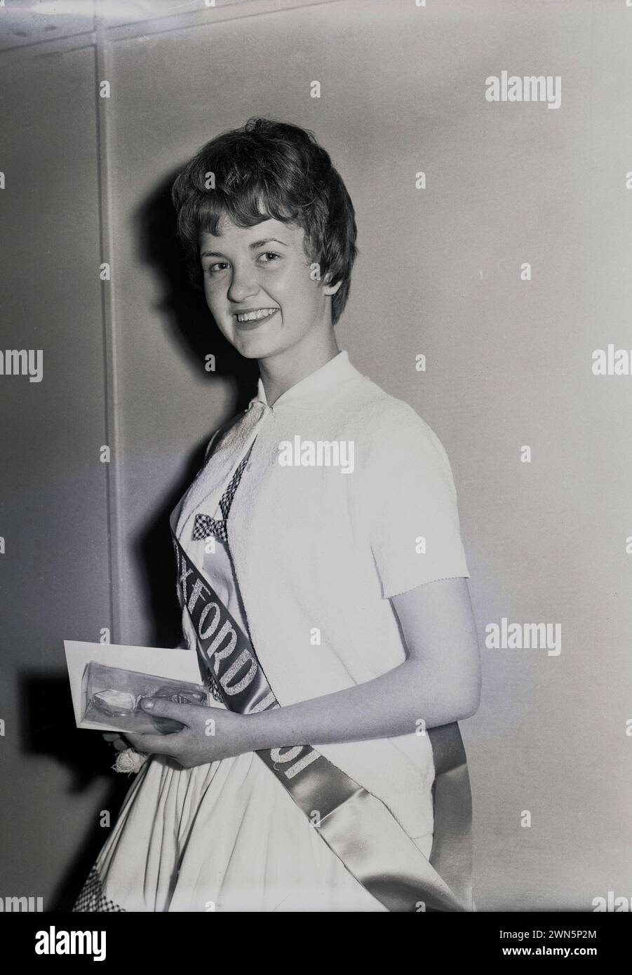 1950s, historical, a girl from Rose Hill, a suburb of Oxford, wins the ...