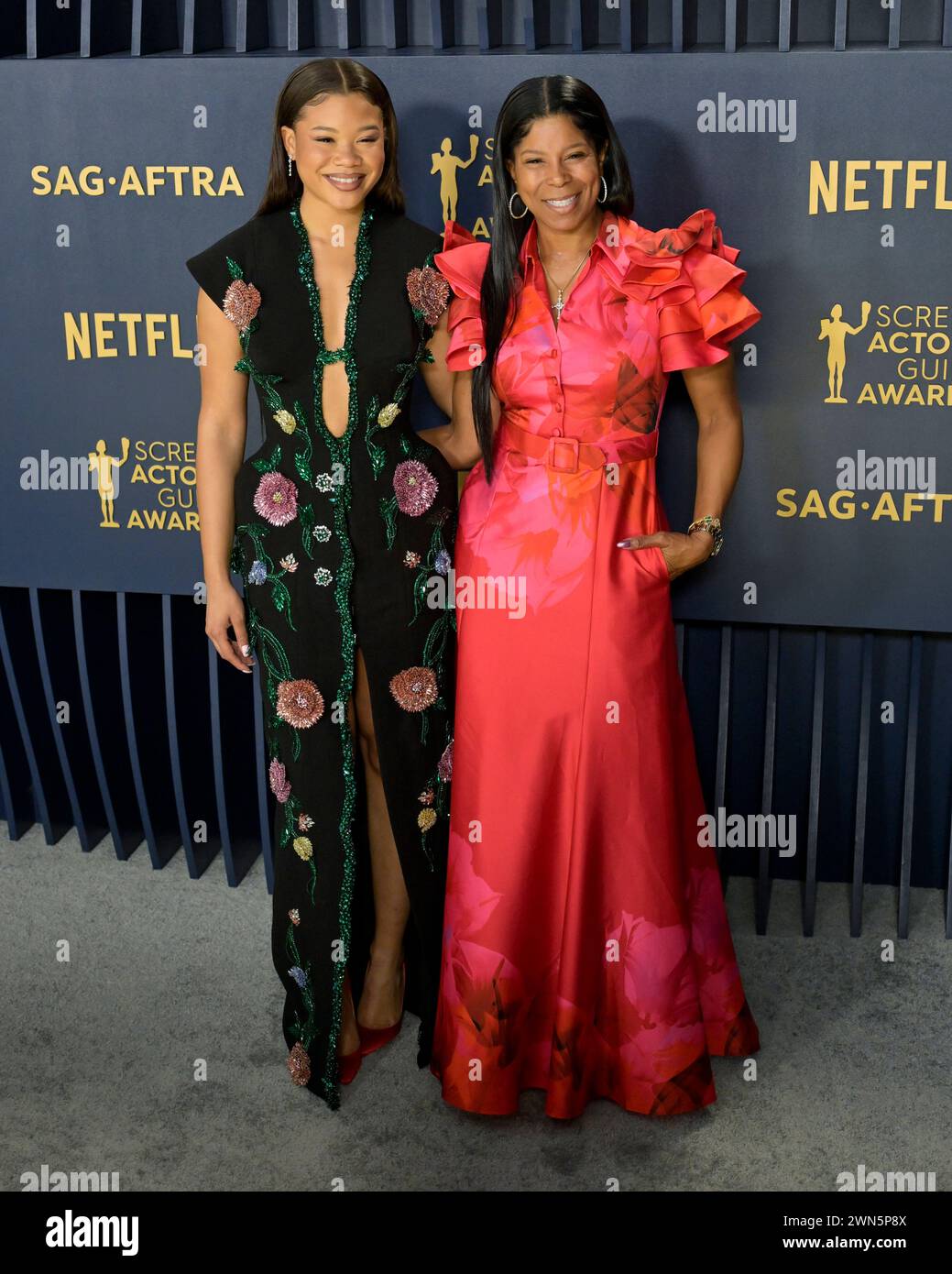 Los ANgeles, California, USA. 24th Feb, 2024. Storm Reid and Robyn ...