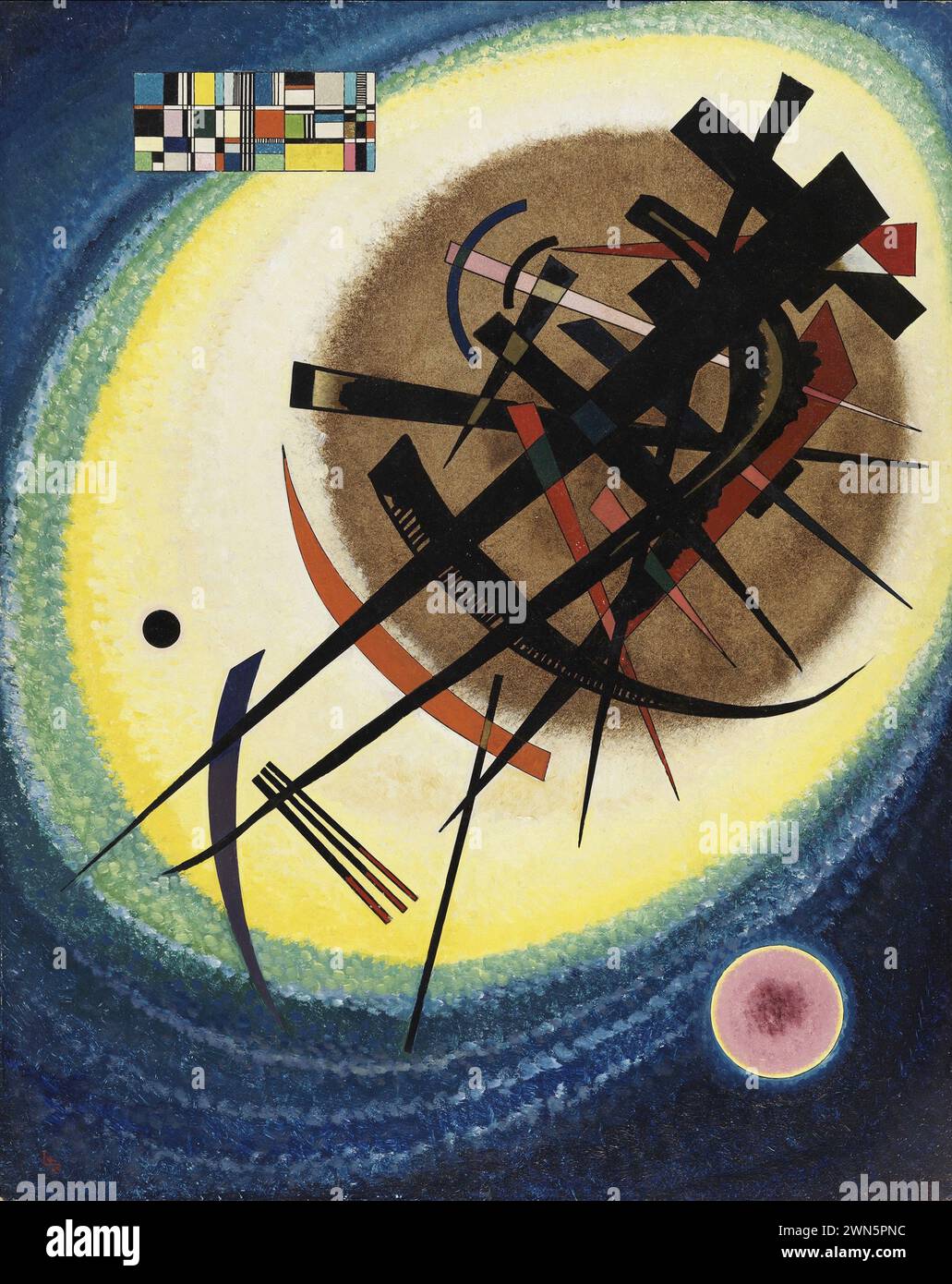 Kandinsky Wassily - In the Bright Oval (1925 Stock Photo - Alamy