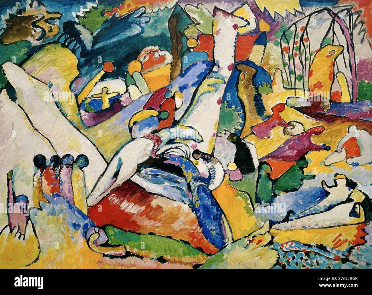 Sketch for composition ii hi-res stock photography and images - Alamy