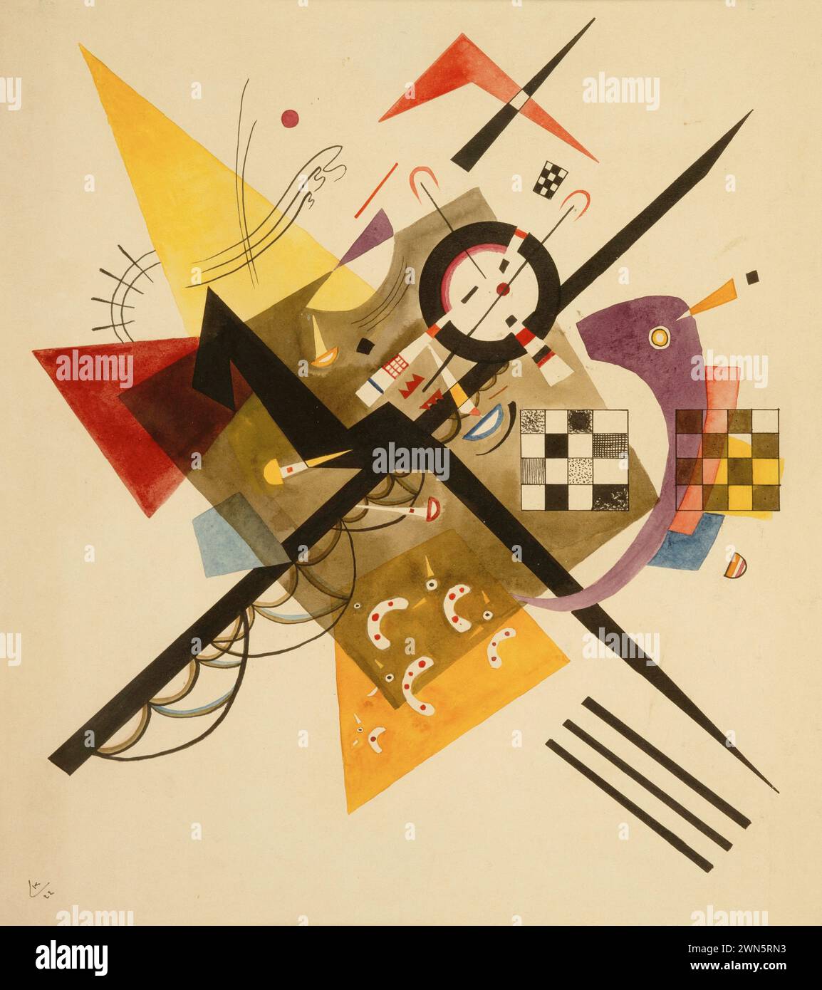 Wassily Kandinsky Auf Weiß Ii Wassily Kandinsky — On White II, 1923