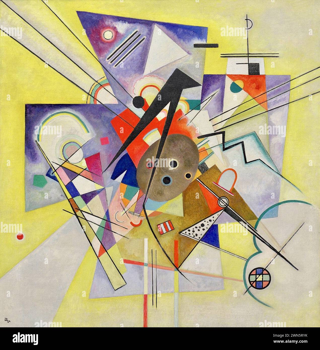 Kandinsky painting 1924 hi-res stock photography and images - Alamy