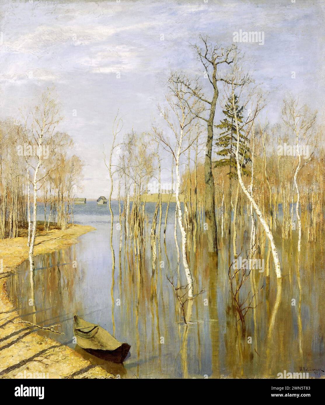Levitan Isaak - Spring (1897 Stock Photo - Alamy