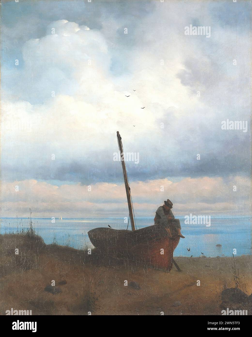 Ajvazovskij Ivan Konstantinovič - Vista sul mare nelle vicinanze di San ...