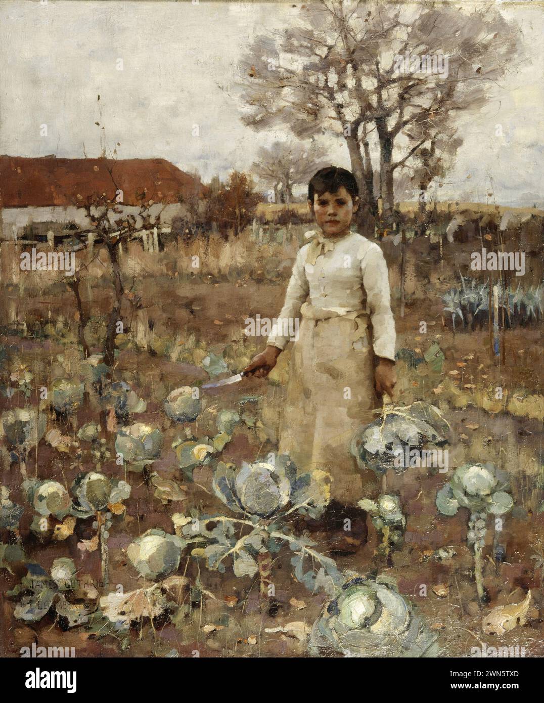 Guthrie James - A Hind's Daughter (1883 Stock Photo - Alamy
