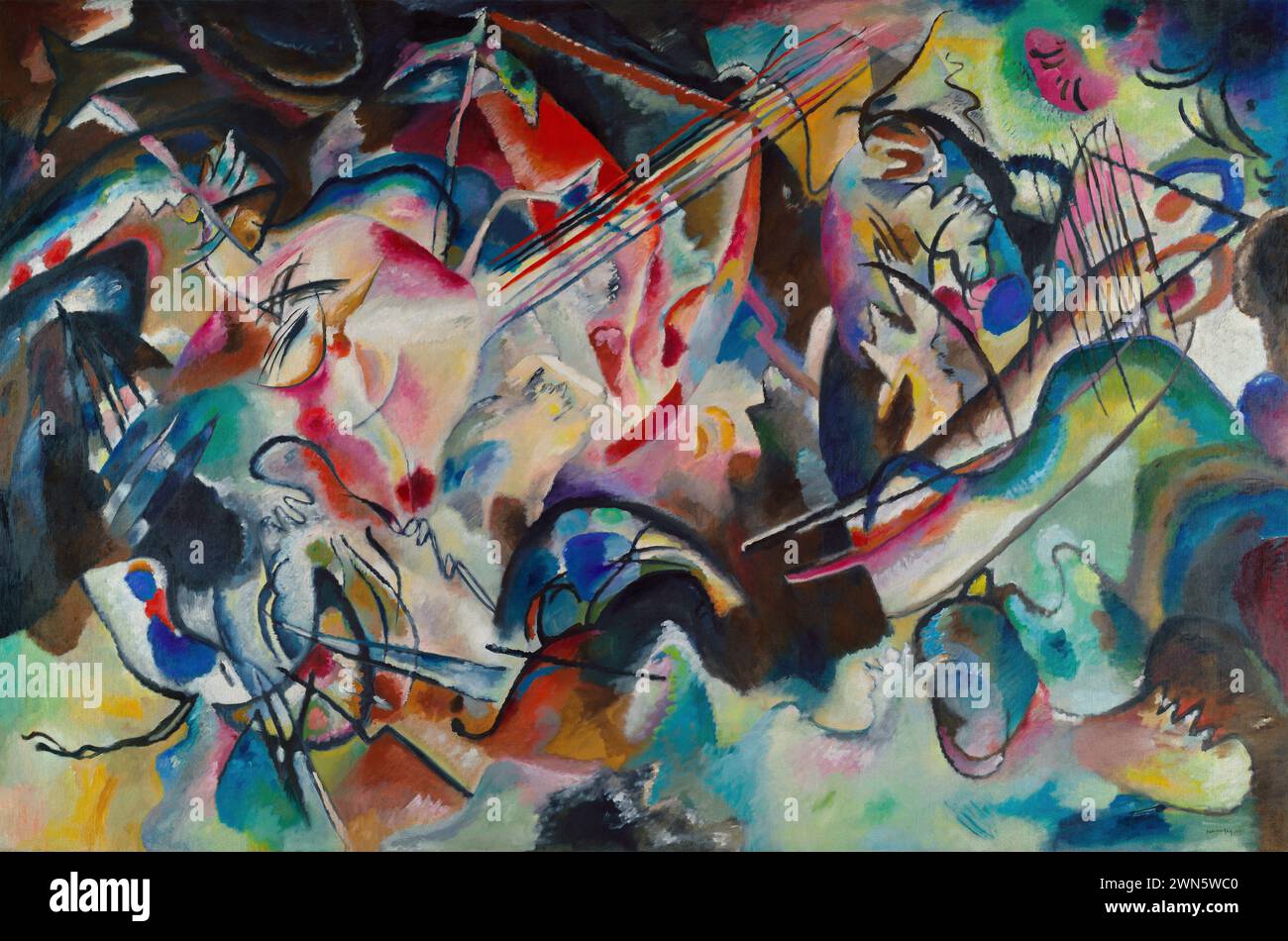 Kandinsky Wassily - Composition VI (1913 Stock Photo - Alamy