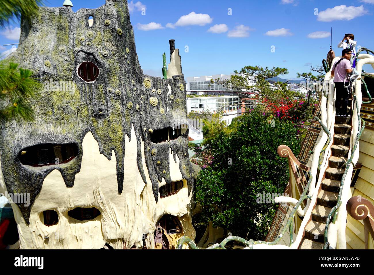 Crazy house in Dalat, Vietnam Stock Photo - Alamy