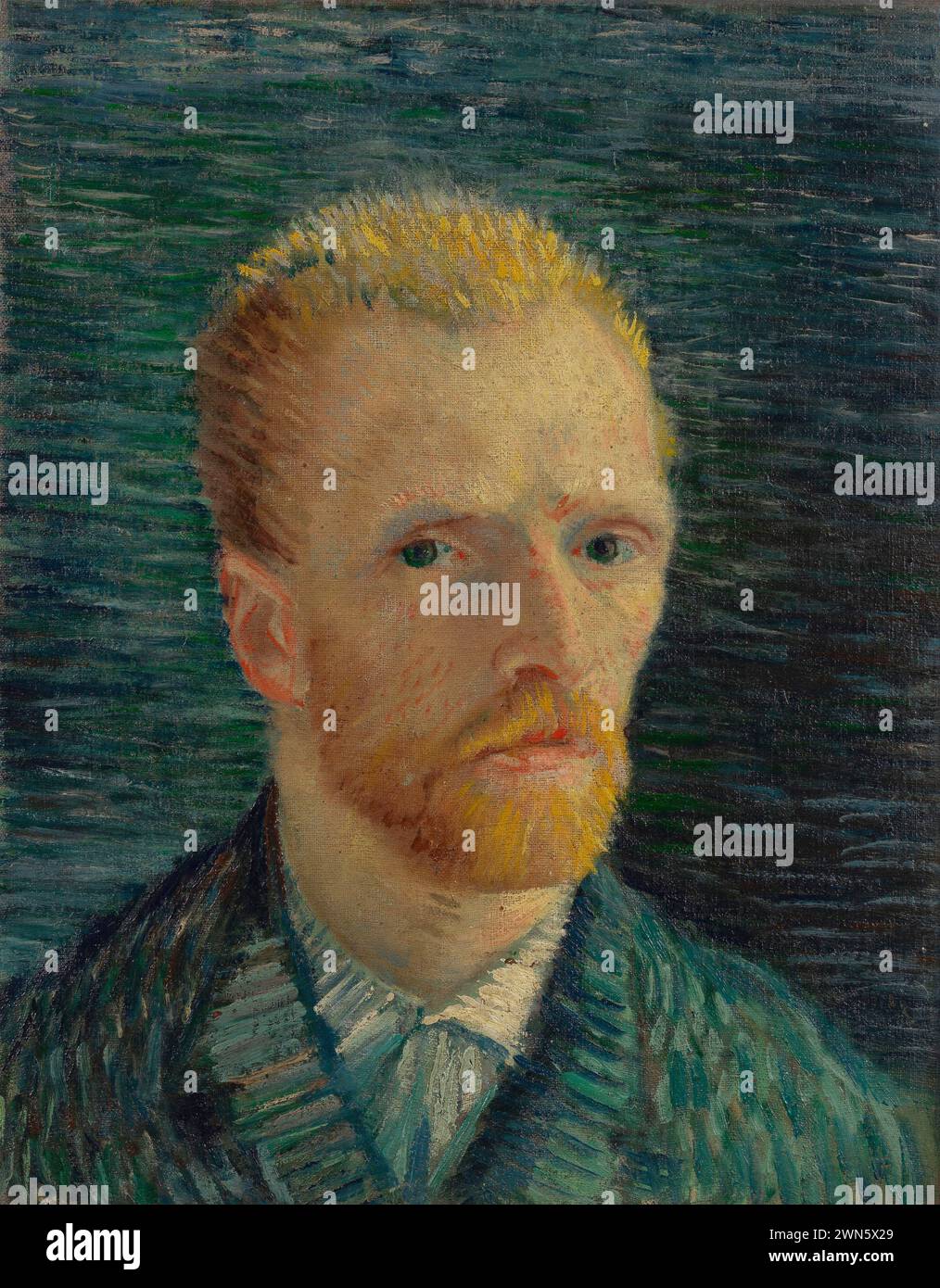 Portrait (1887) (olio su tela 42.2 x 34.5 cm)vg02 - Van Gogh Vincent ...