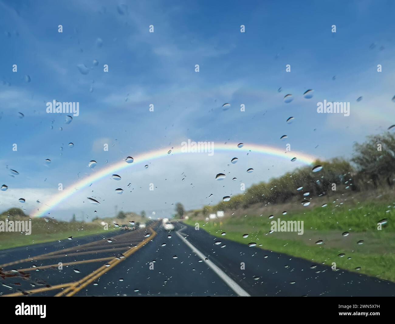 Rainbow windshield hi-res stock photography and images - Alamy