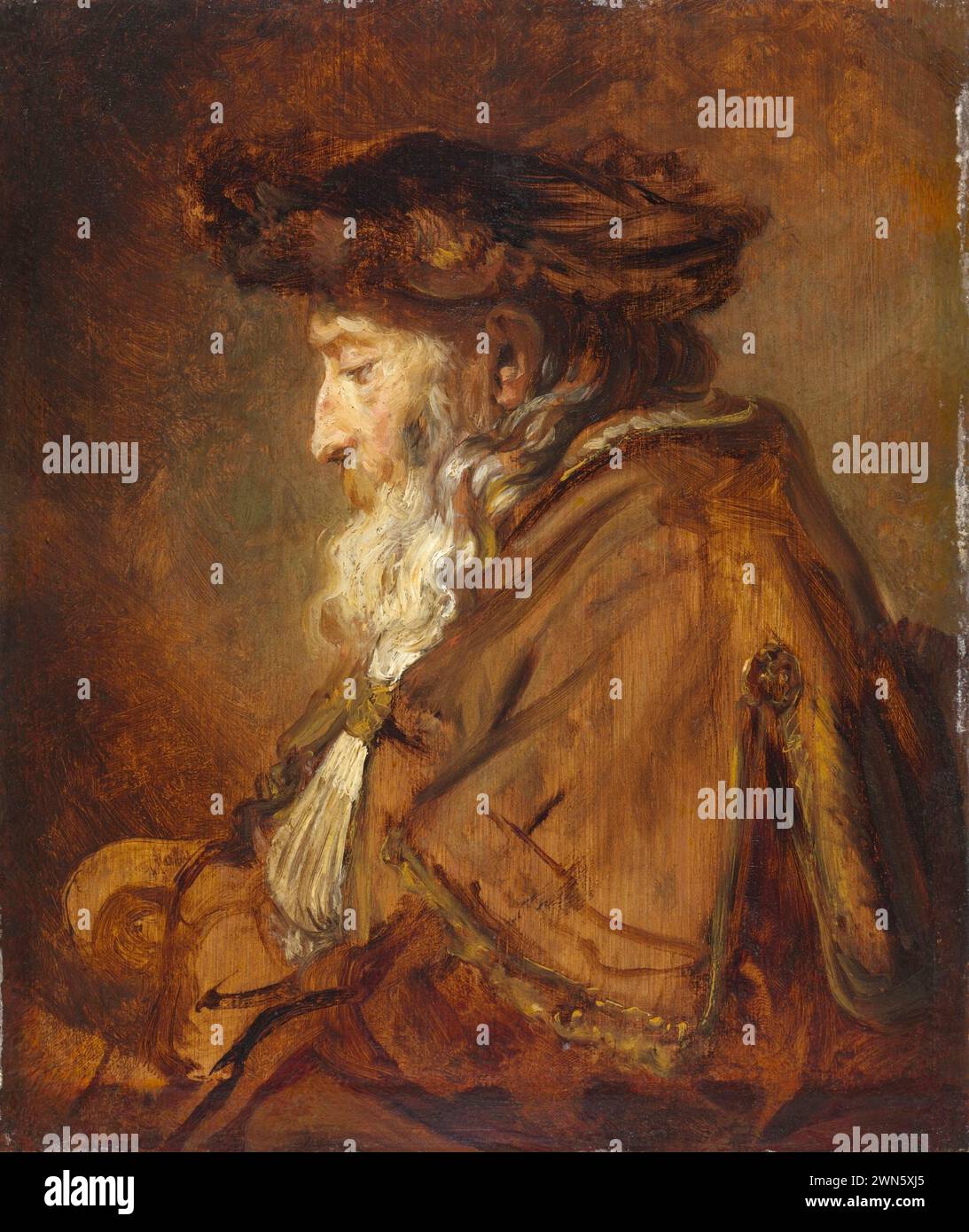 Old rabbi painting hi-res stock photography and images - Alamy