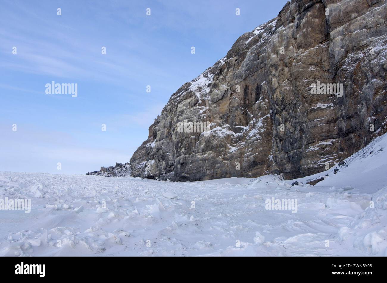 Cape Lisburne area high winds and cross sea currents western corner of ...