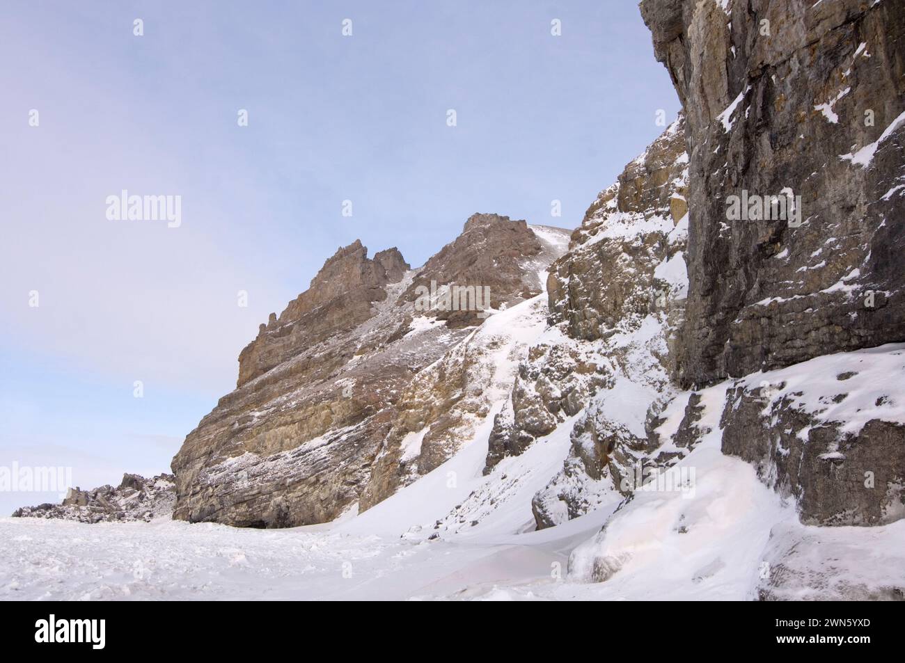 Cape Lisburne area high winds and cross sea currents western corner of ...