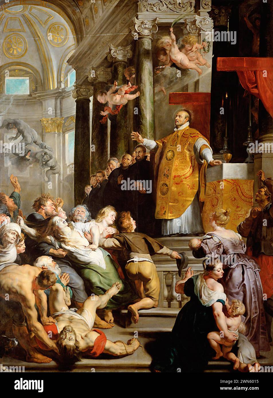 Rubens Pieter Paul - The Miracles of St. Ignatius of Loyola (1617 18c ...