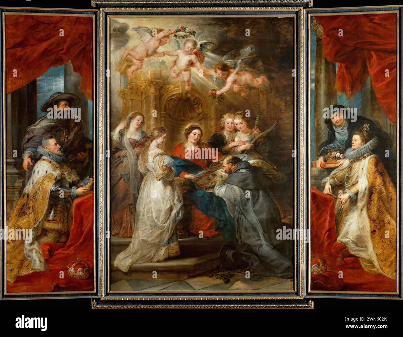 Rubens Pieter Paul - The Triptych of St. Ildefonso (1630 32 Stock Photo - Alamy
