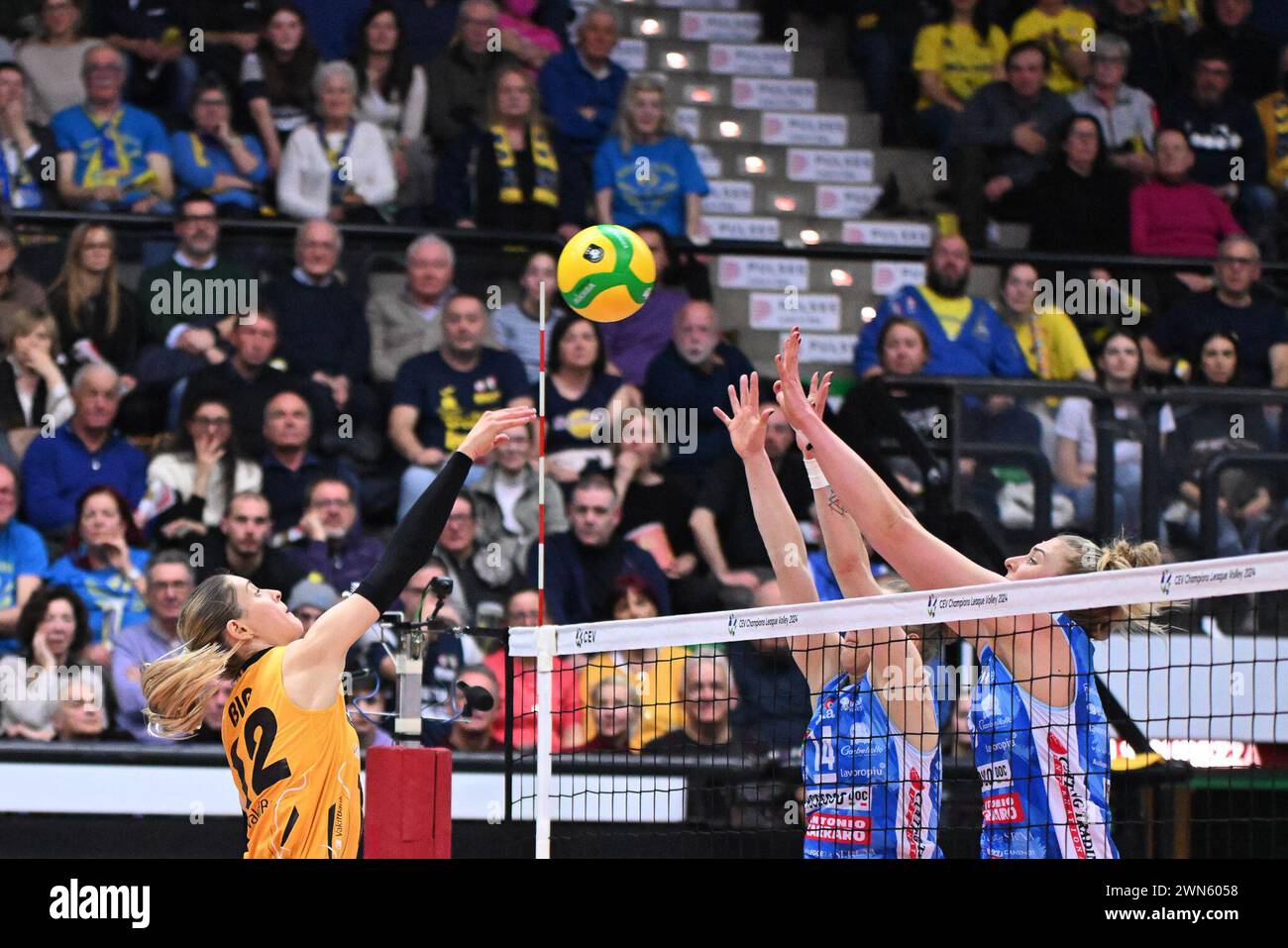 Villorba, Italy. 29th Feb, 2024. Bianka Busa ( VakifBank Istanbul ...