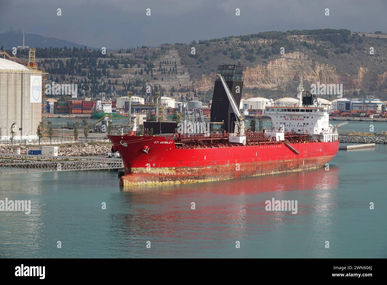 The vessel STI WEMBLEY (IMO 9691735, MMSI 538005404), a Chemical and ...