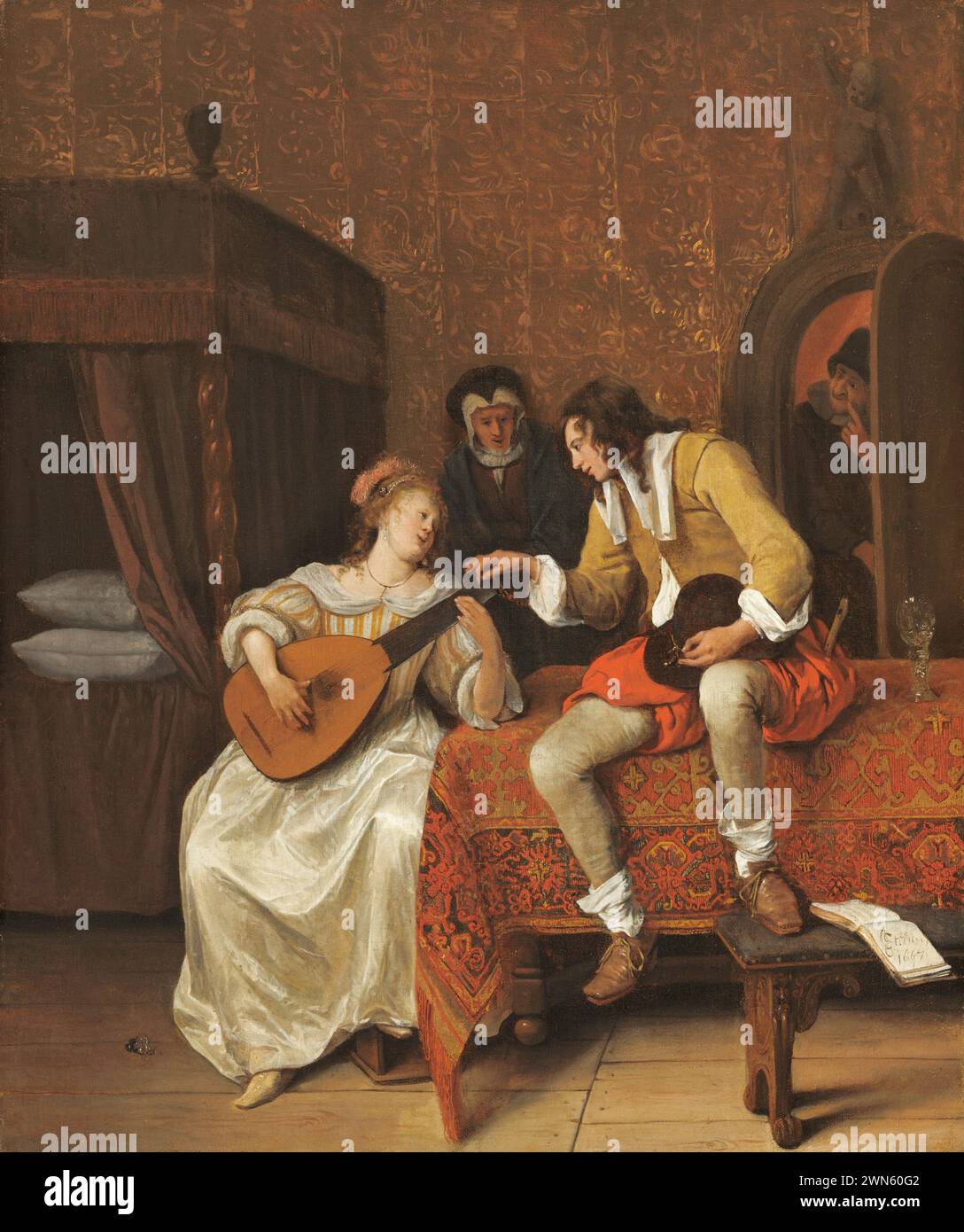Jan steen lesson hi-res stock photography and images - Alamy