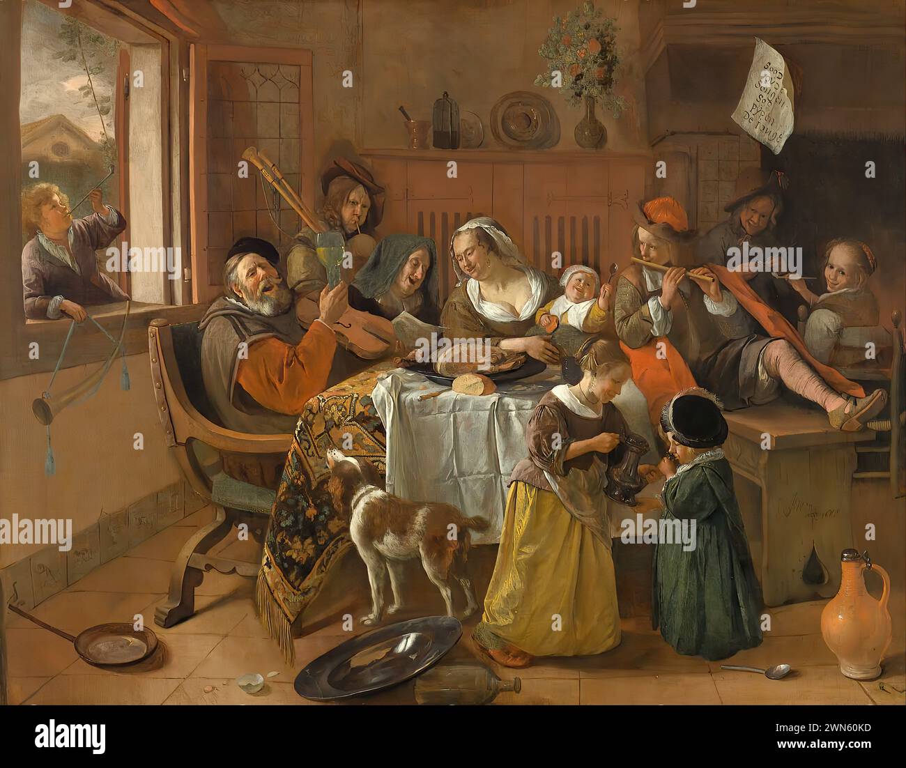 Jan steen merry hi-res stock photography and images - Alamy