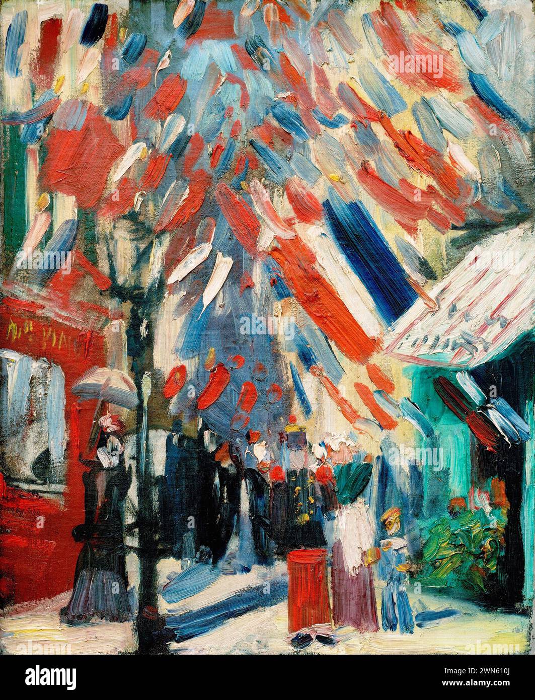 The Fourteenth of July Celebration in Paris (1886 Stock Photo - Alamy