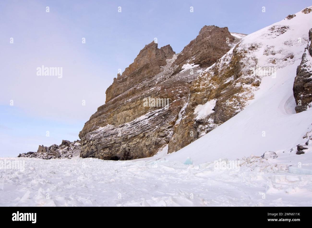 Cape Lisburne area high winds and cross sea currents western corner of ...