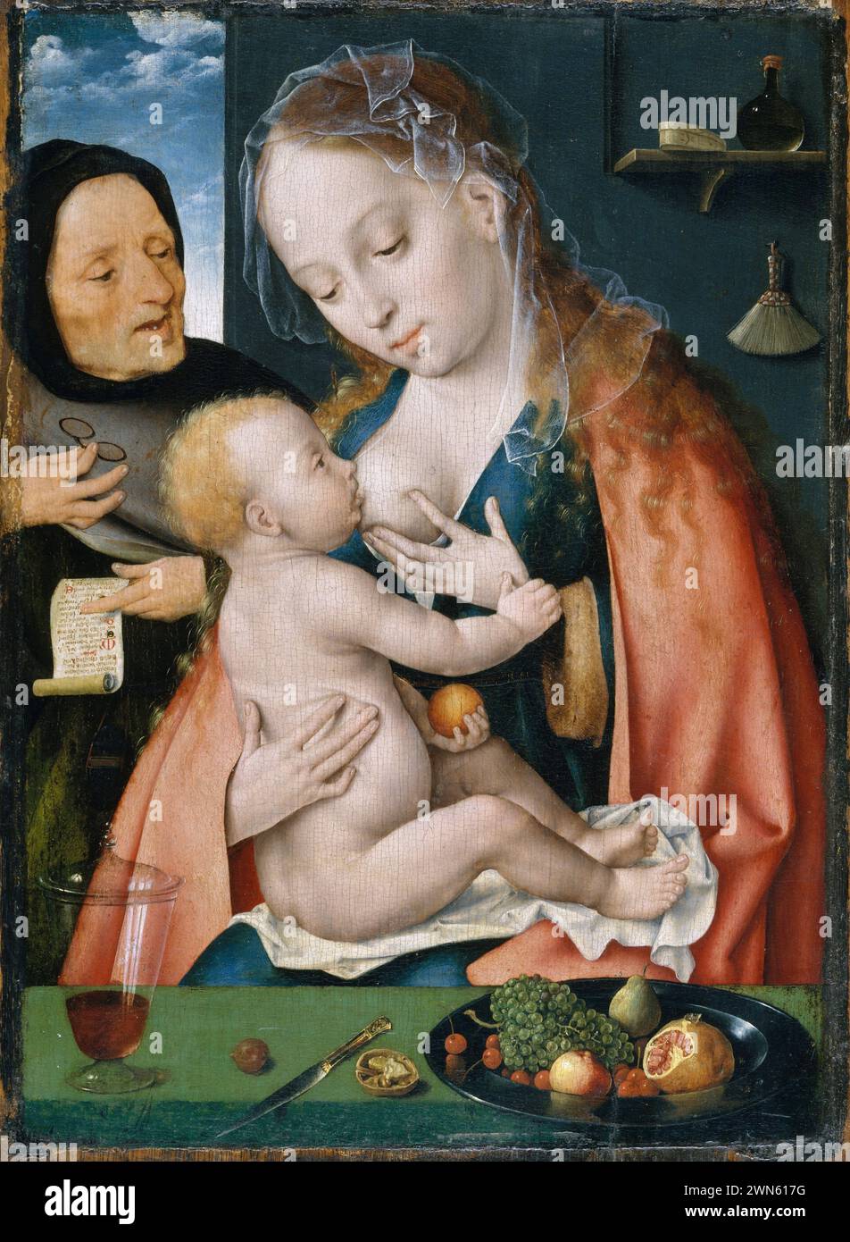 Joos van cleve holy family hi-res stock photography and images - Alamy