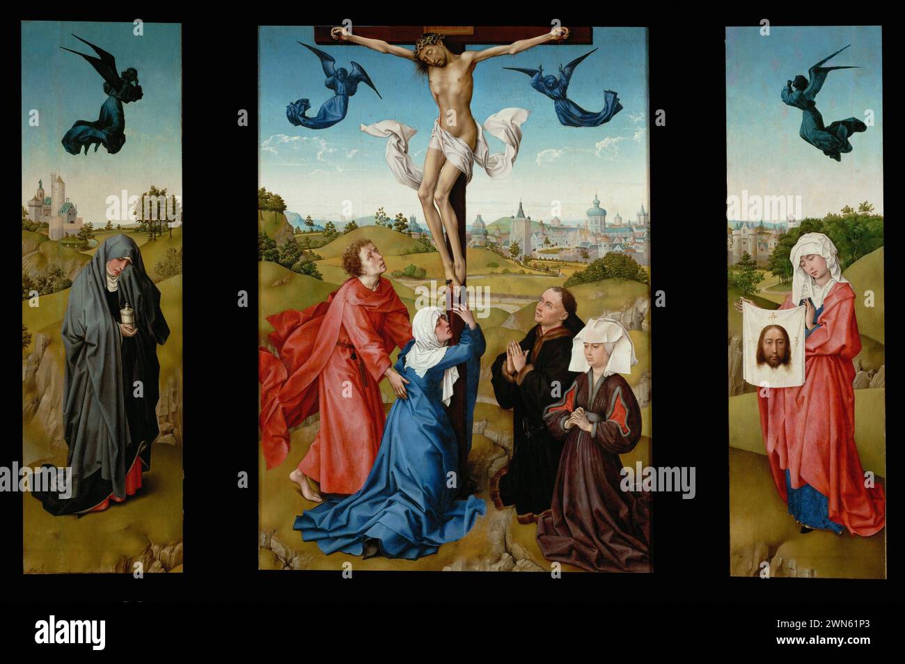 Triptych the crucifixion hi-res stock photography and images - Alamy