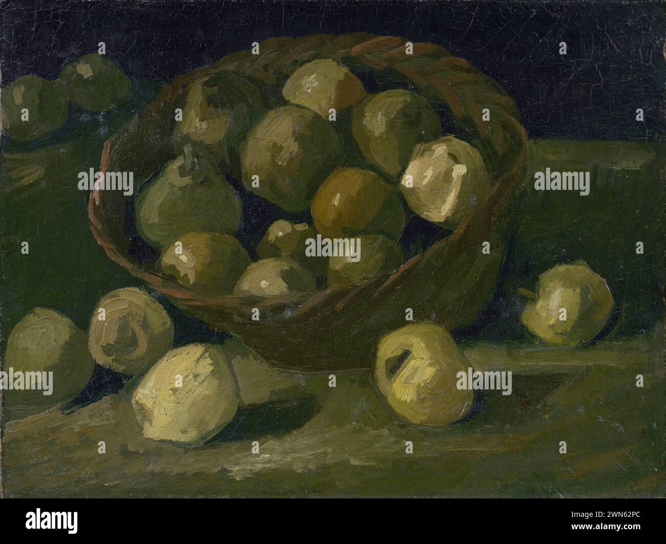 Van Gogh Vincent - Basket of Apples (1885) 01 Stock Photo - Alamy