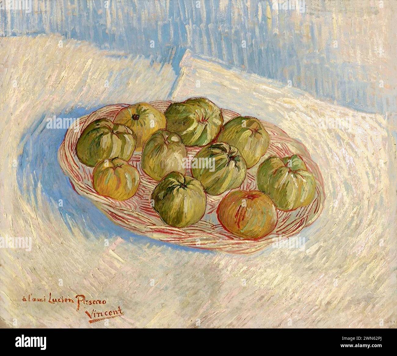 Van Gogh Vincent - Basket of apples (1887 Stock Photo - Alamy