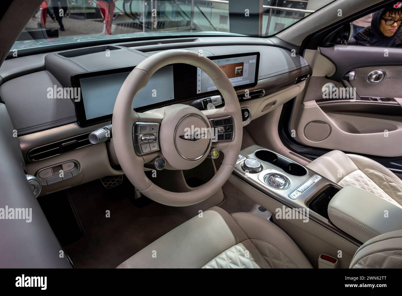 The Genesis electric car interior epitomizes luxury and innovation ...