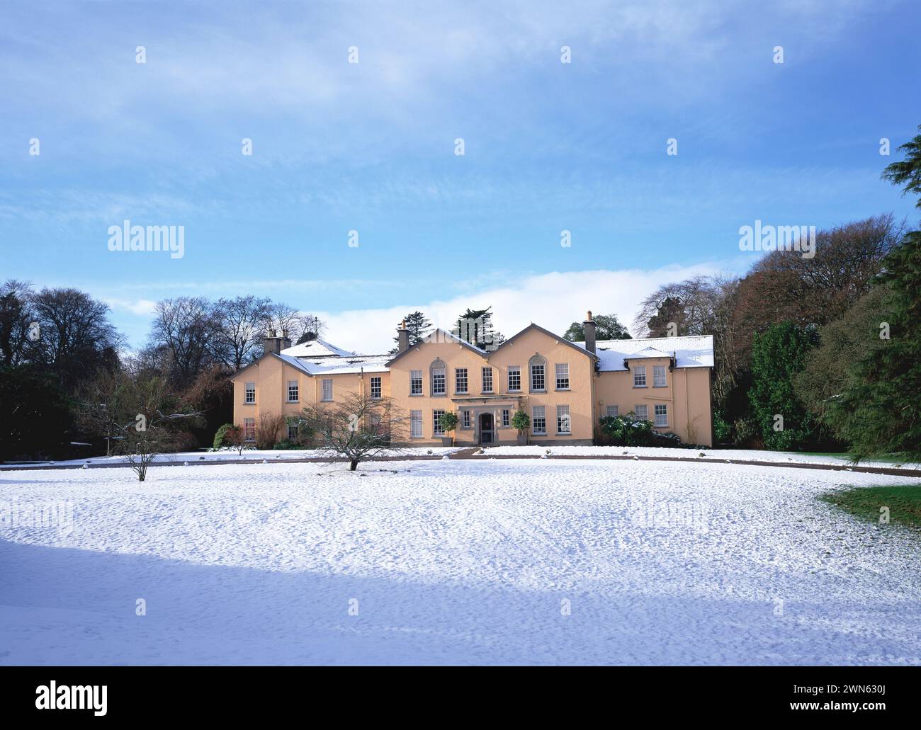 National Trust Northern Ireland HQ a snow covered Rowallene, Saintfield ...