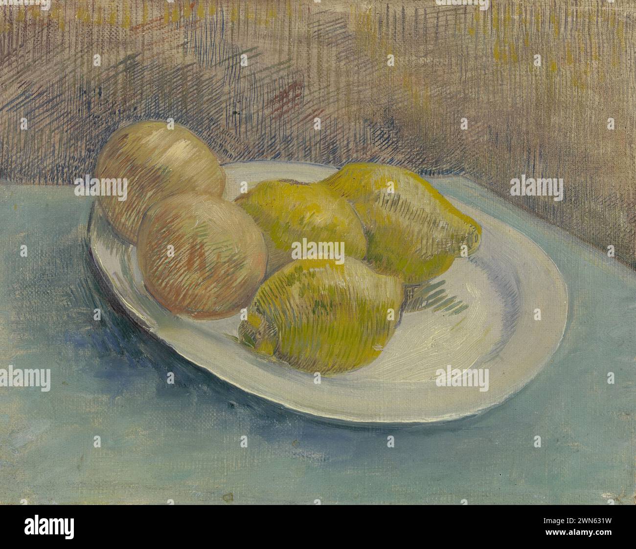 Van Gogh Vincent - Dish with Citrus Fruit (1887 Stock Photo - Alamy