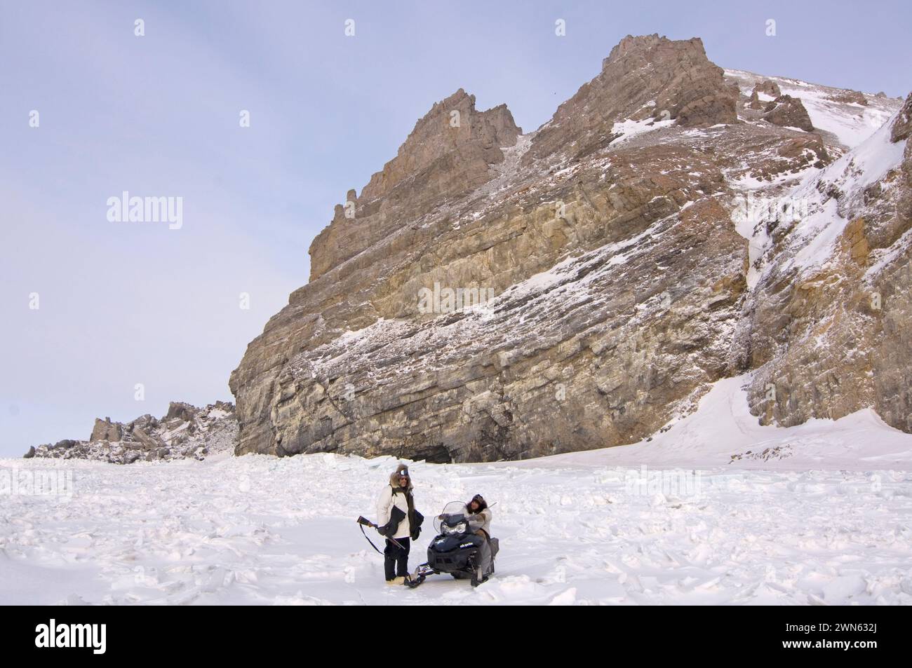 Cape Lisburne area high winds and cross sea currents western corner of ...