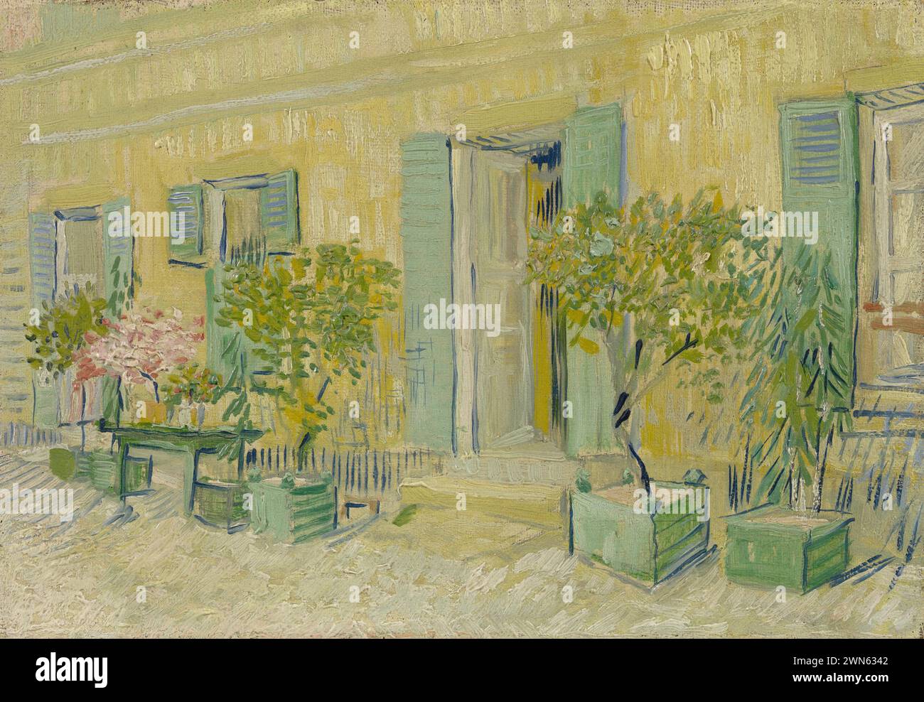 Van Gogh Vincent - Exterior of a Restaurant in Asnières (1887 Stock ...