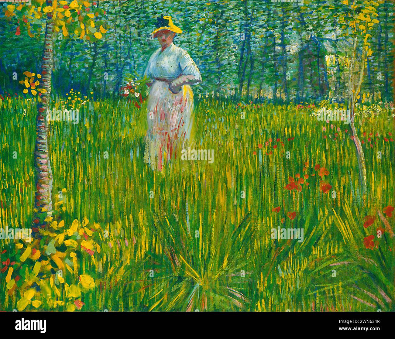 Femme jardin hi-res stock photography and images - Alamy