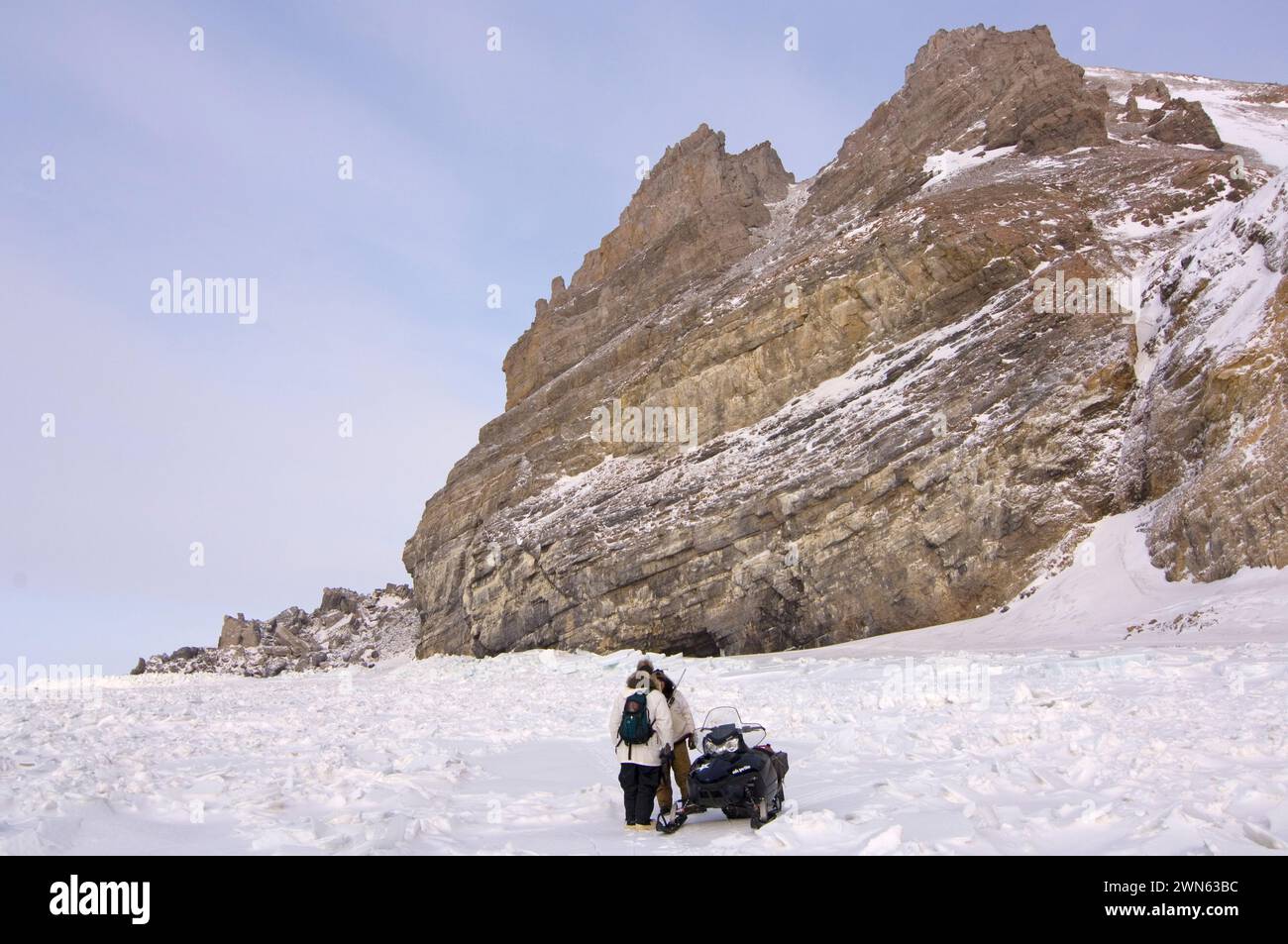 Cape Lisburne area high winds and cross sea currents western corner of ...