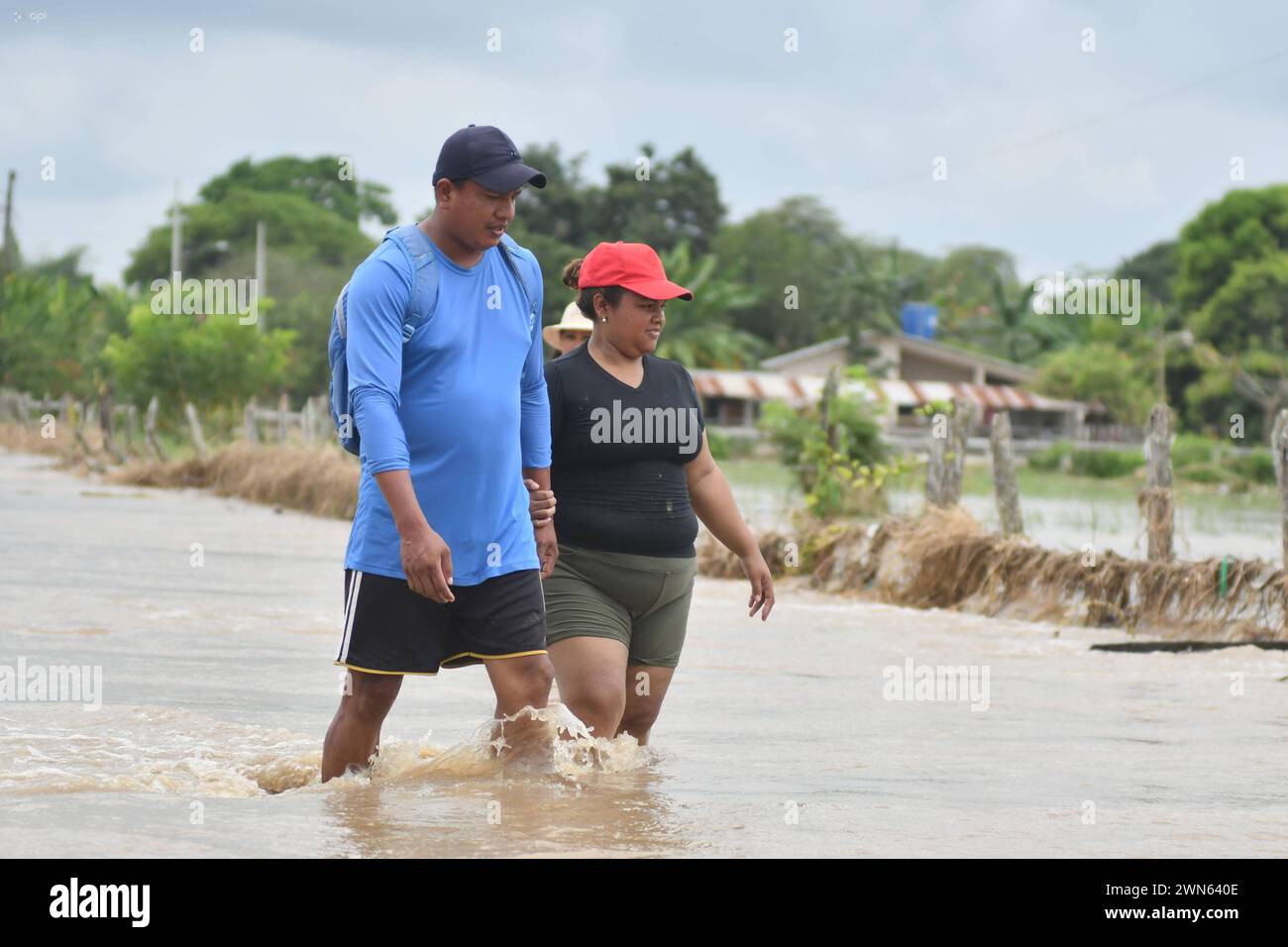 Ecuador, Eindrücke nach schwerem Unwetter CHONE-INUNDACIONES-LLUVIAS ...