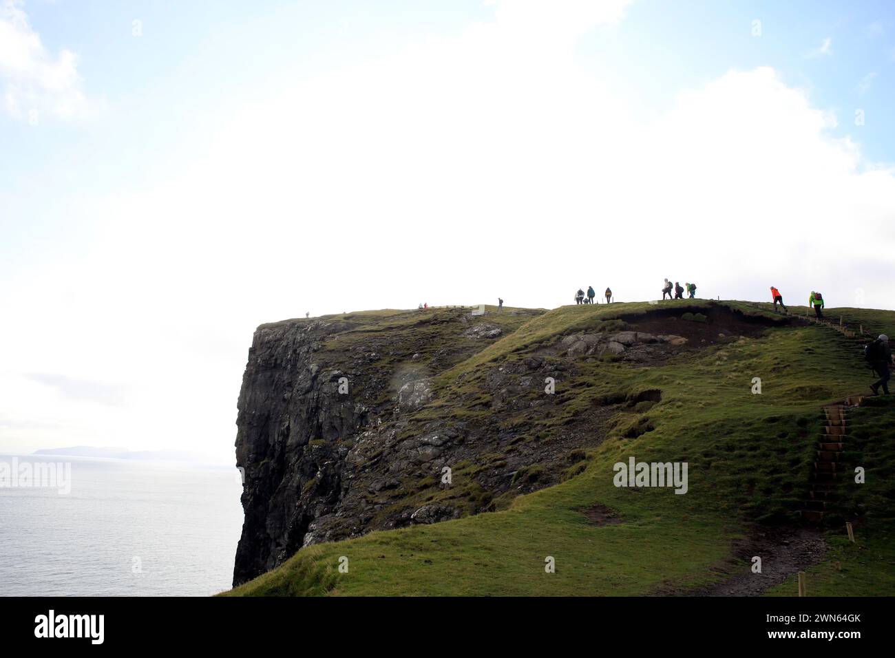 Beautiful scenery of the Faroe islands, Bosdalafossur Stock Photo - Alamy