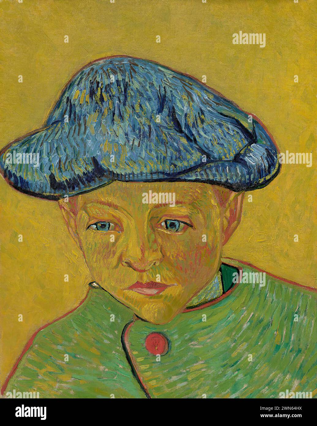 Van Gogh Vincent - Portrait of Camille Roulin (1888) 02 Stock Photo - Alamy