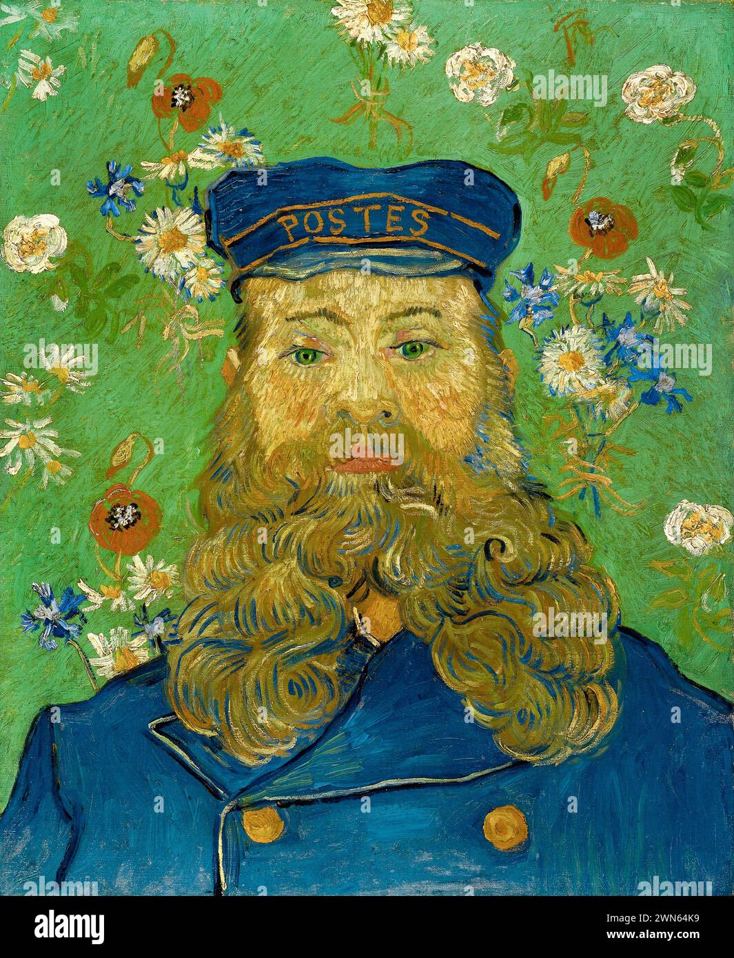 Van Gogh Vincent - Portrait of Joseph Roulin (1889) 01 Stock Photo - Alamy