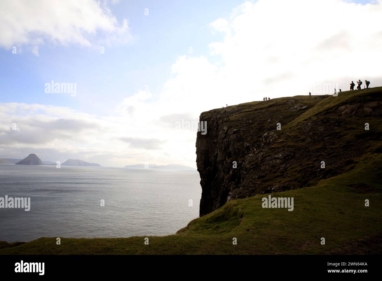 Beautiful scenery of the Faroe islands, Bosdalafossur Stock Photo - Alamy