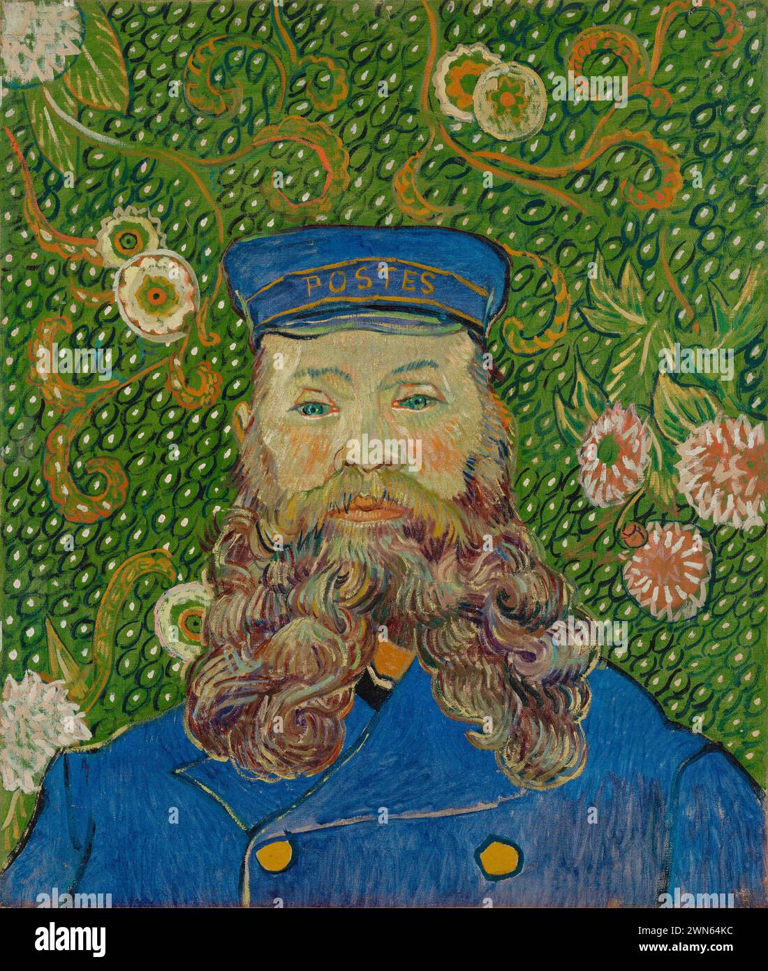 Van Gogh Vincent - Portrait of Joseph Roulin (1889) 02 Stock Photo - Alamy