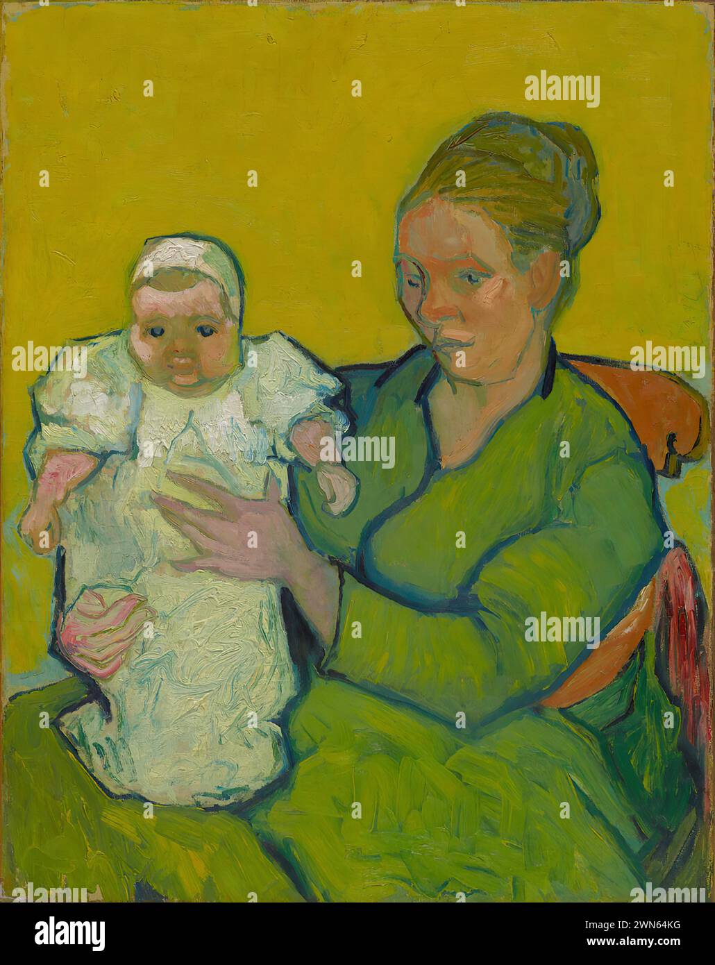 Van Gogh Vincent - Portrait of Madame Augustine Roulin and Baby ...
