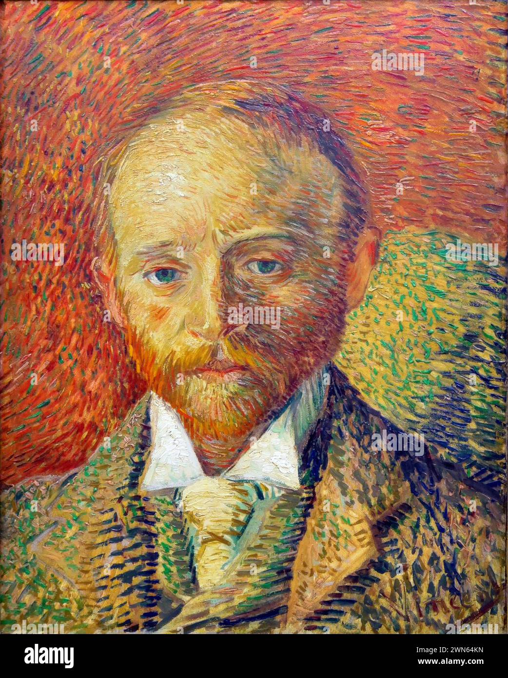 Van Gogh Vincent - Portrait of the Art Dealer Alexander Reid (1887 Stock Photo - Alamy
