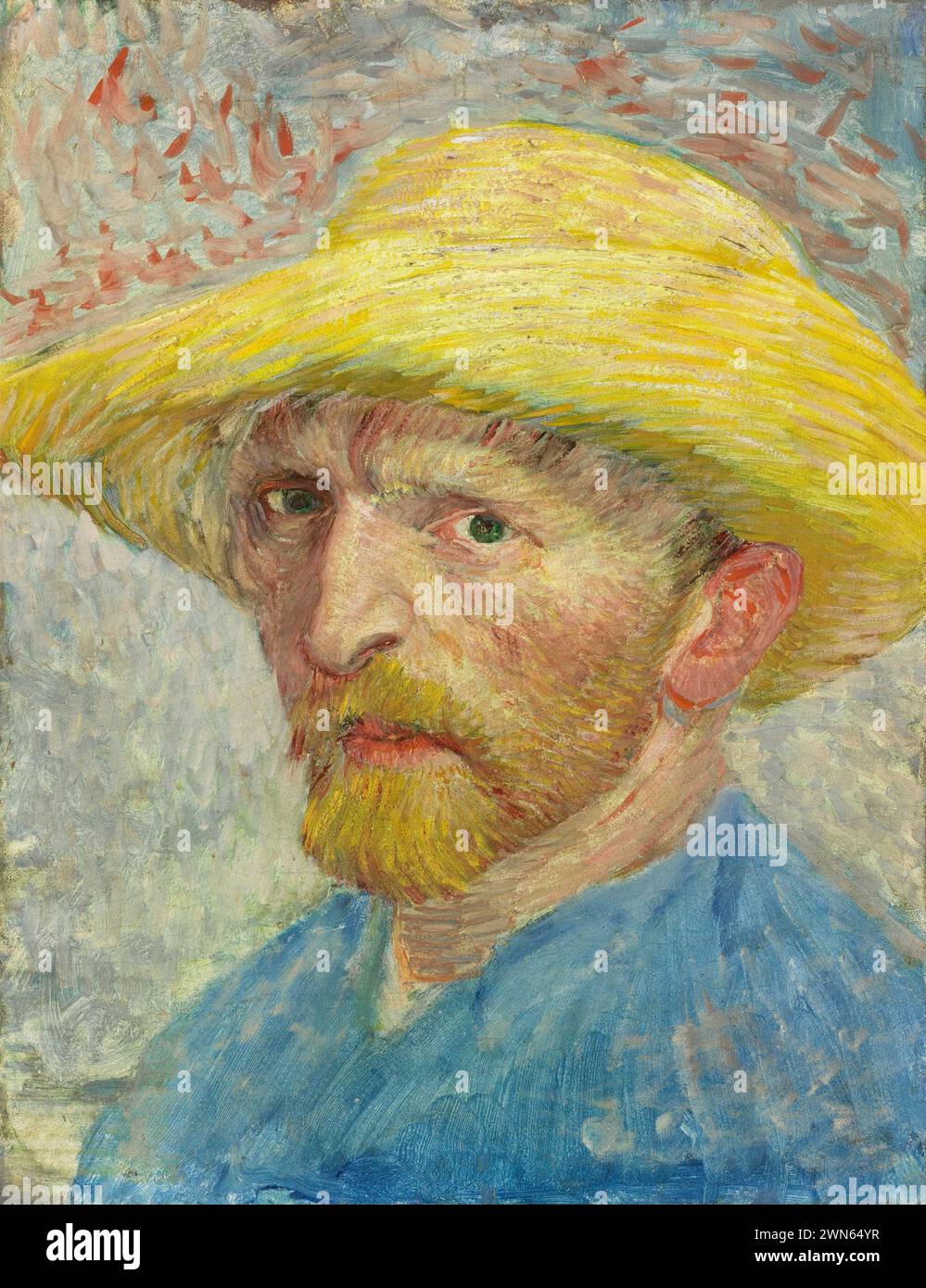 Van Gogh Vincent - Self Portrait (1887 Stock Photo - Alamy