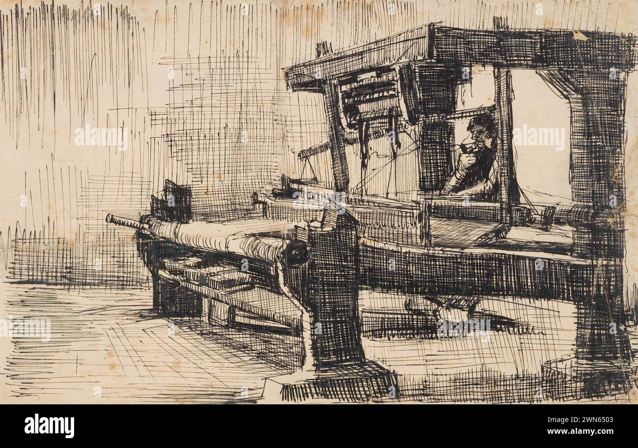 Van Gogh Vincent - Sketch of a Weaver (1884 Stock Photo - Alamy