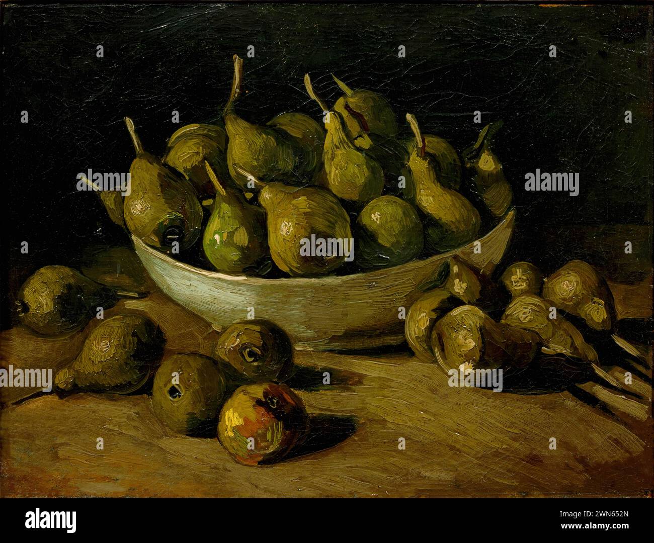 Van Gogh Vincent - Still Life with an Earthen Bowl and Pears (1885 ...
