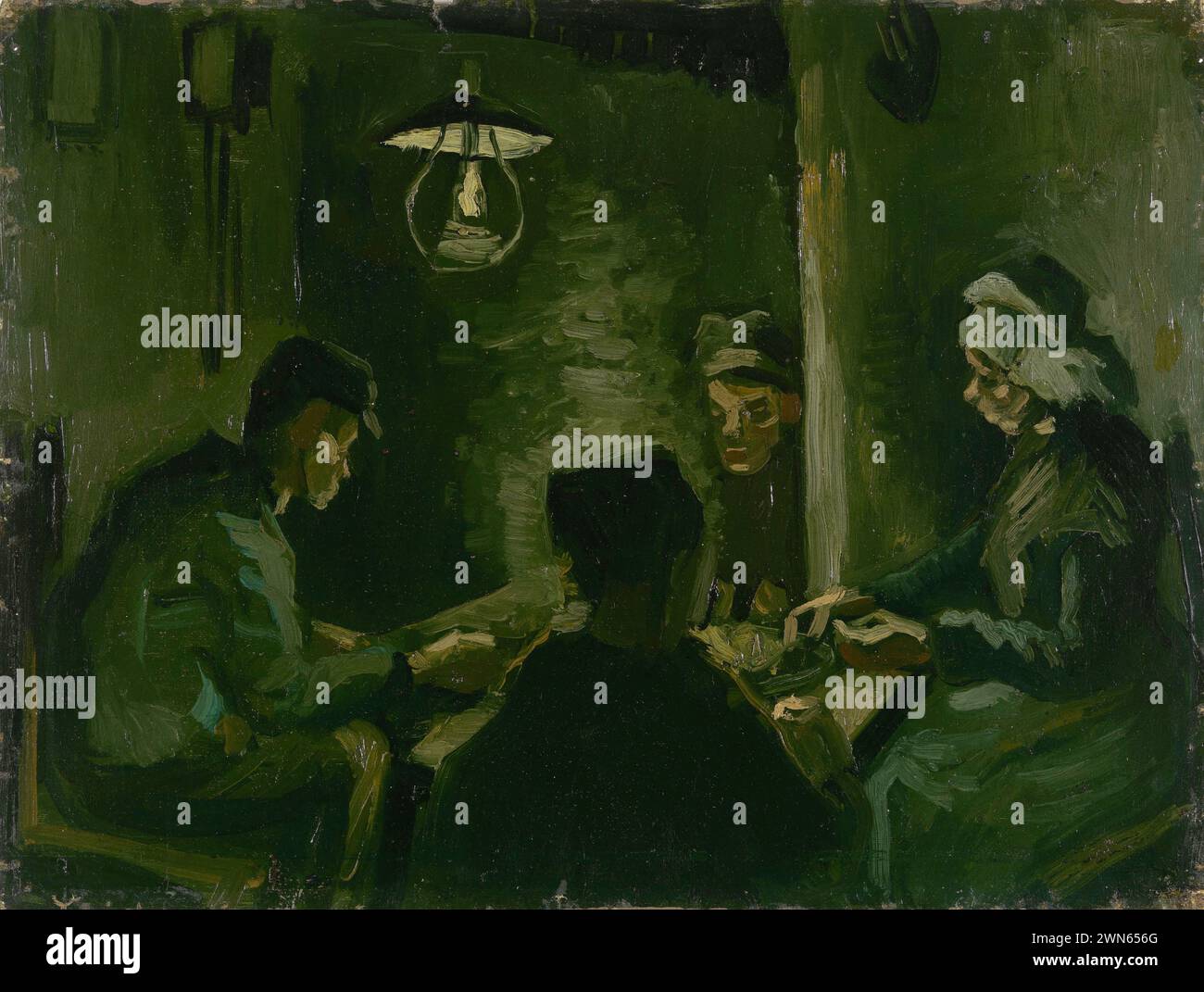 The potato eaters, 1885, by van gogh hi-res stock photography and ...